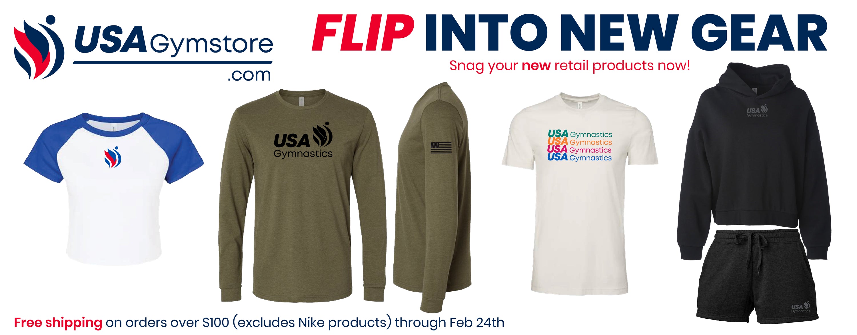 USA Gym Store - Merchandise & Apparel for USA Gymnastics