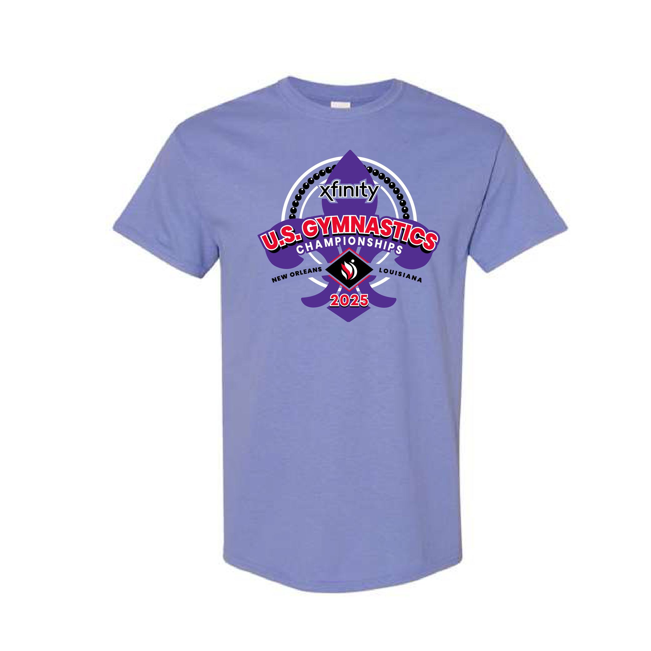 USAG - Purple Event Shirt - New Orleans 8/7 - 8/10 – USAGYMSTORE